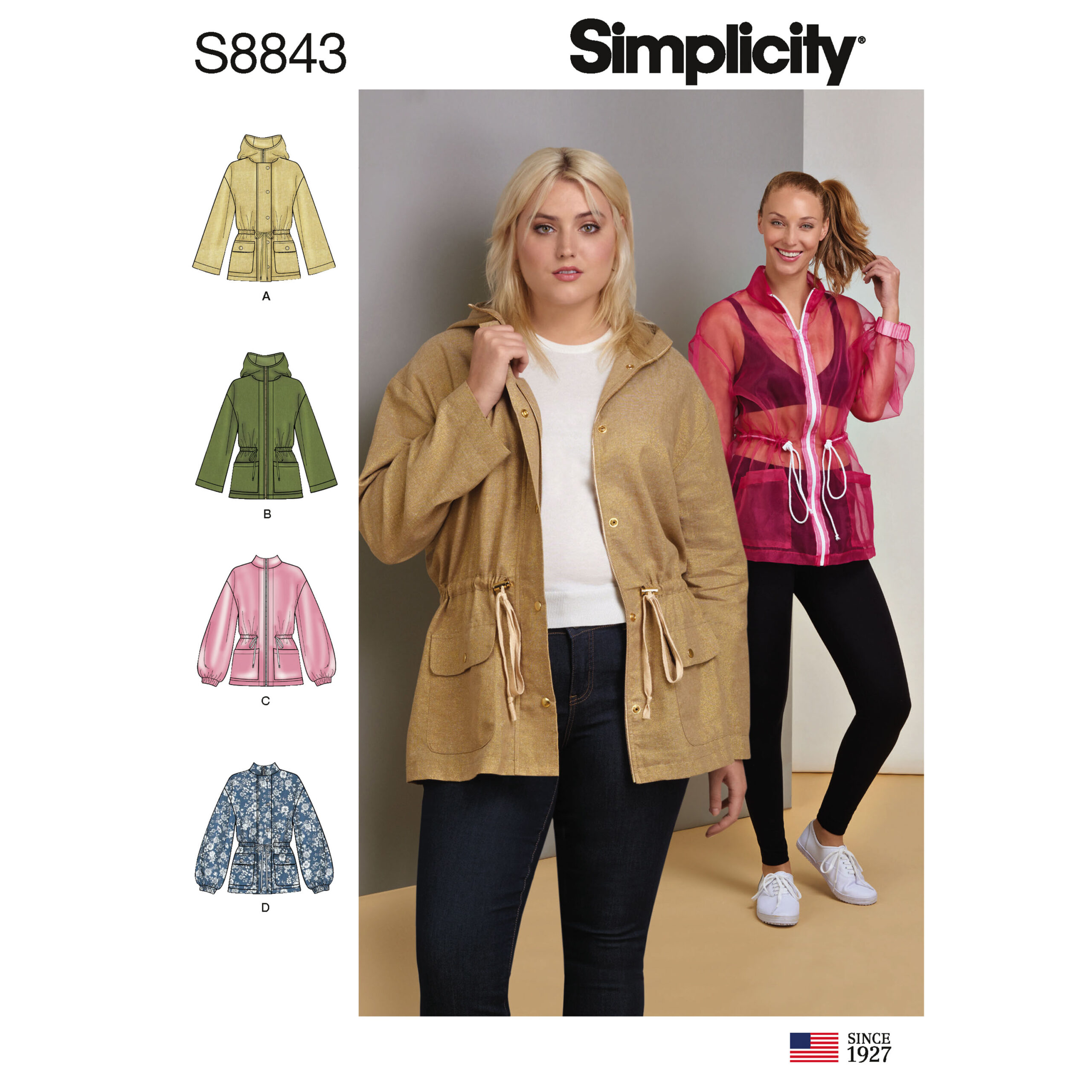 Simplicity 8843 BB - Jakke - FabricRoad